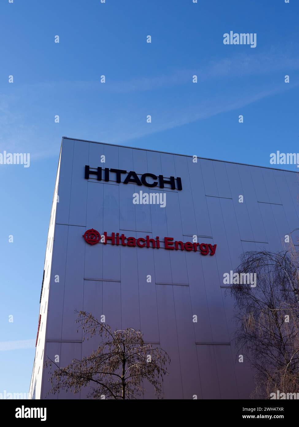 Zurich, Switzerland, 3th Feb, 2024. Hitachi Energy branch in Zurich Oerlikon. Credits: Walter ...
