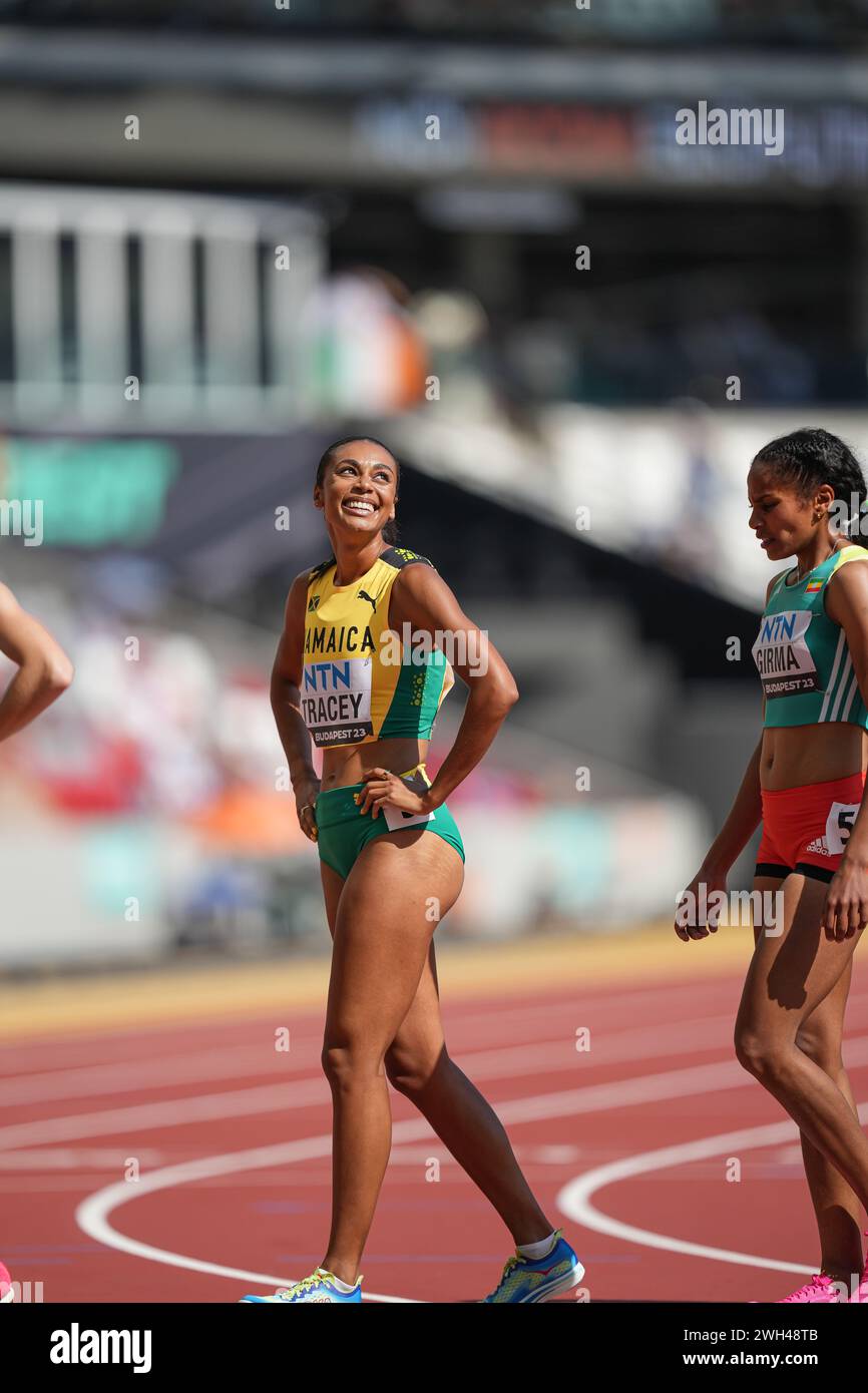 Adelle TRACEY participating in the 800 meters at the World Athletics ...