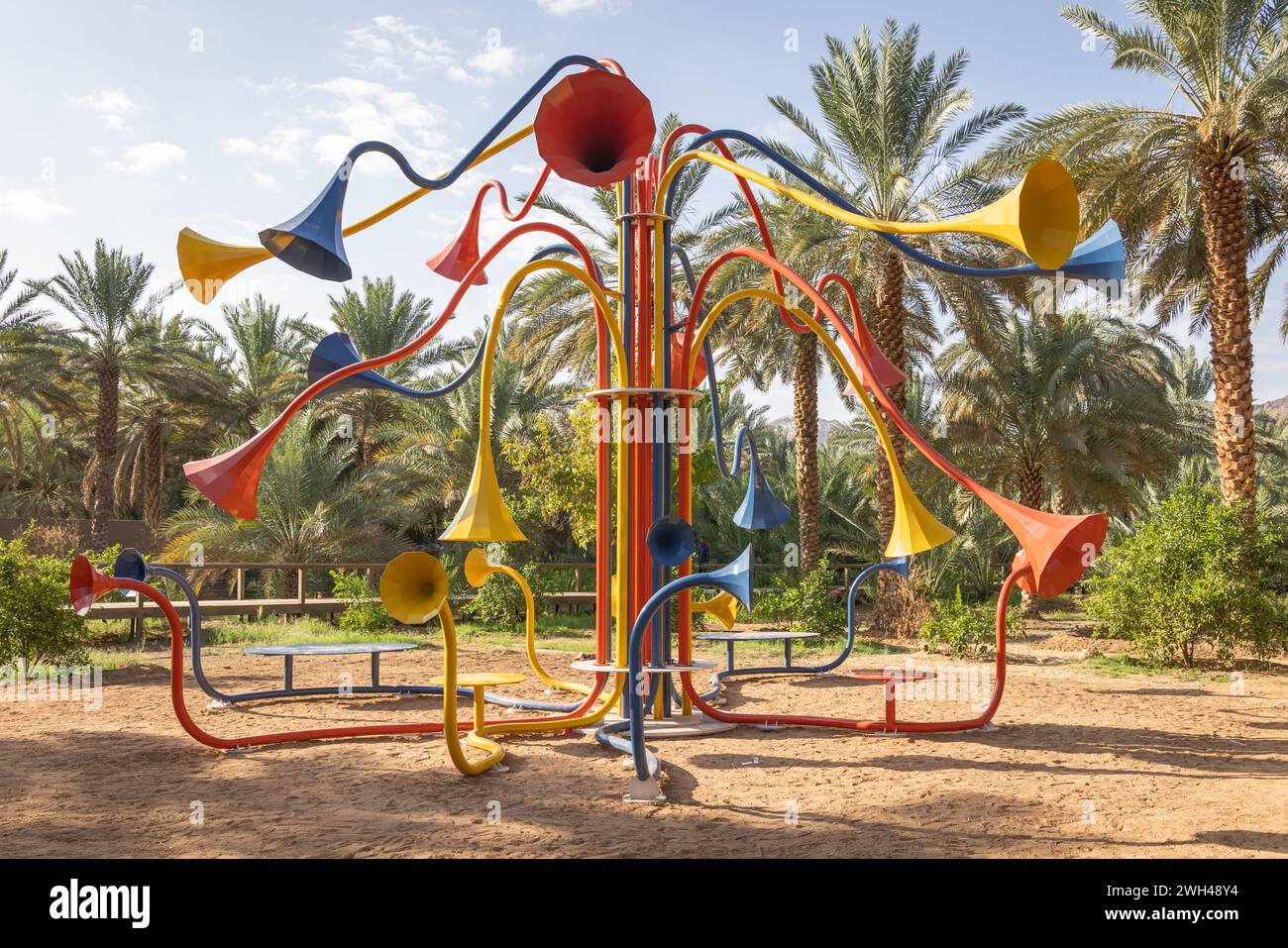Middle East, Saudi Arabia, Medina, Al-Ula. November 18, 2023. Children ...