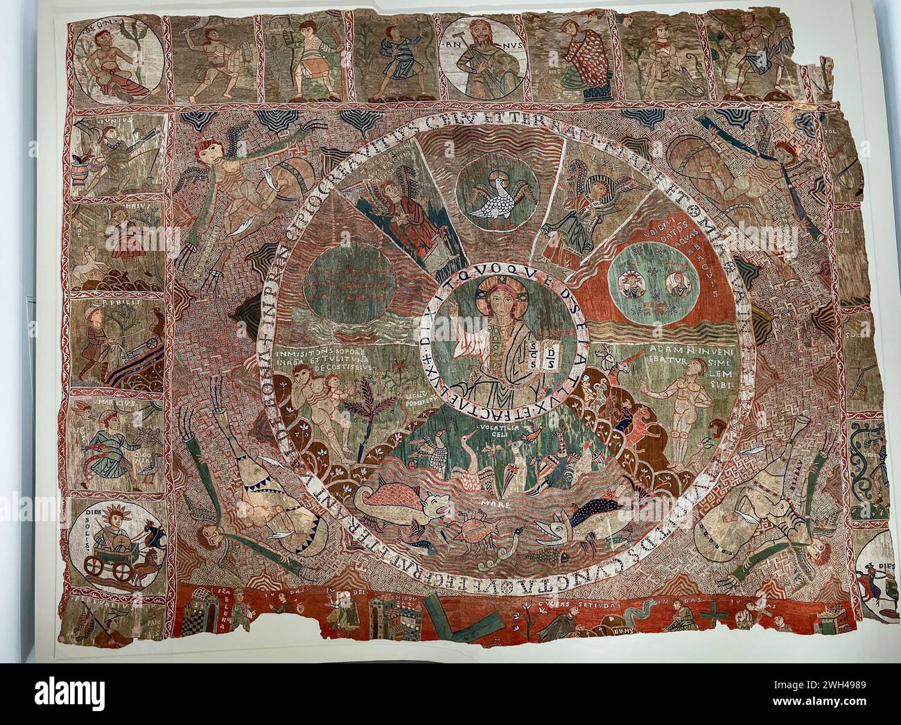 Tapestry of Creation, Girona Cathedral Museum Stock Photo - Alamy