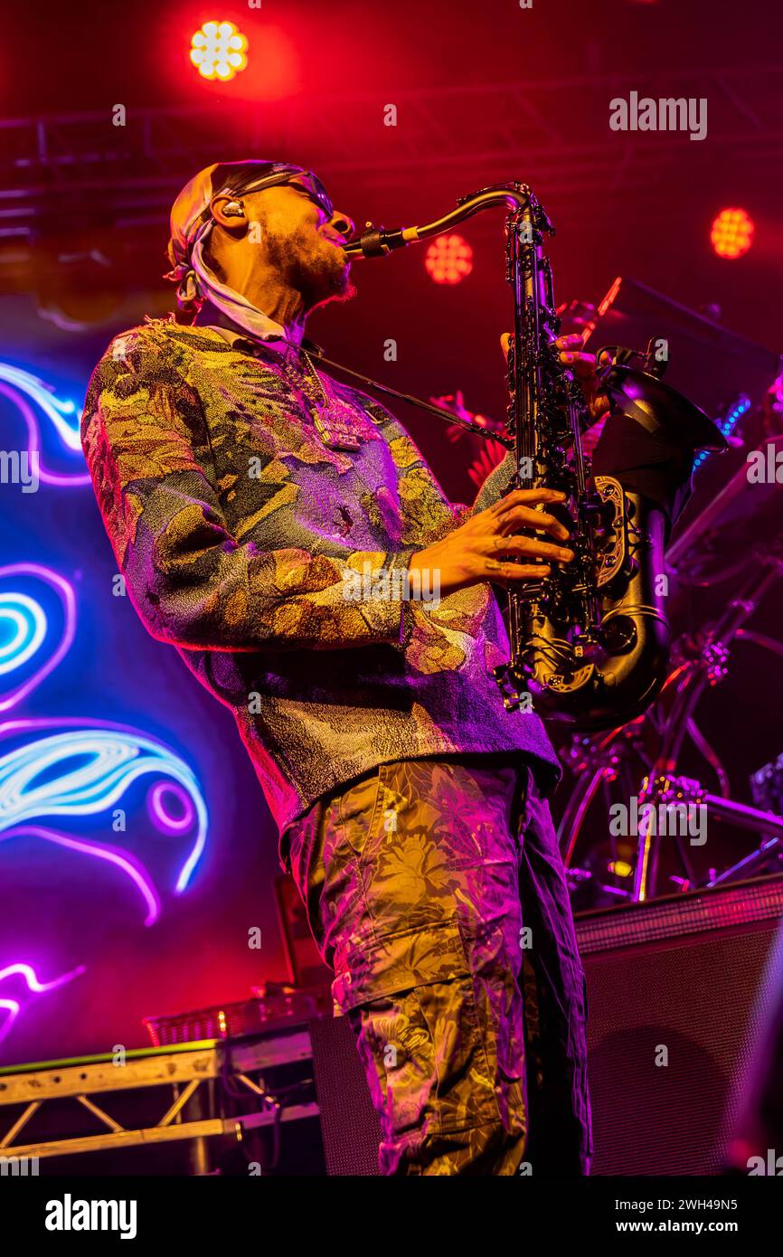Milan Italy. 04th Feb 2024. The Jamaican-American musician Micah Davis ...