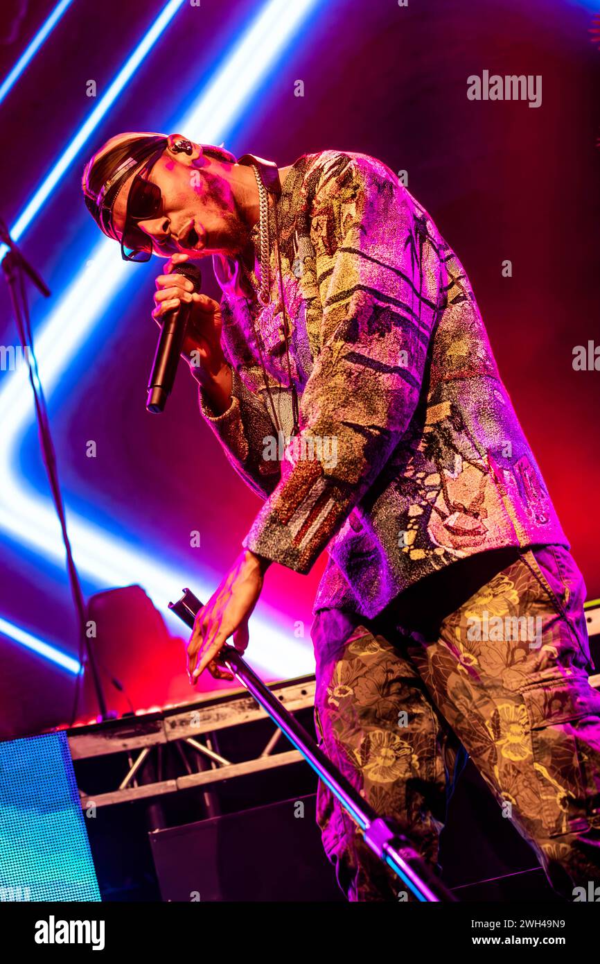 Milan Italy. 04th Feb 2024. The Jamaican-American musician Micah Davis ...