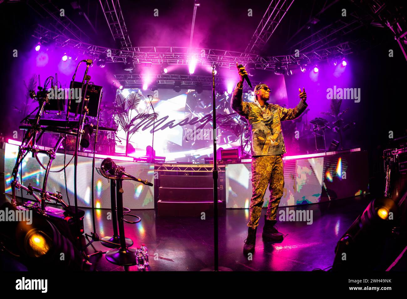 Milan Italy. 04th Feb 2024. The Jamaican-American musician Micah Davis ...