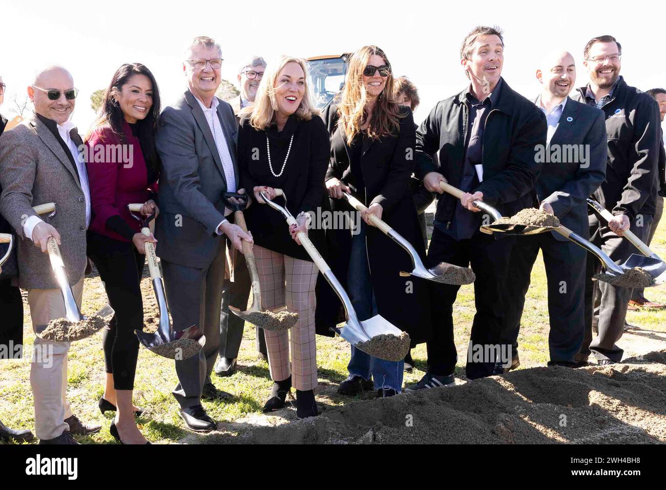 Palmdale, USA. 07th Feb, 2024. Eric Esrailian, Andrea Alarcon, Tim ...