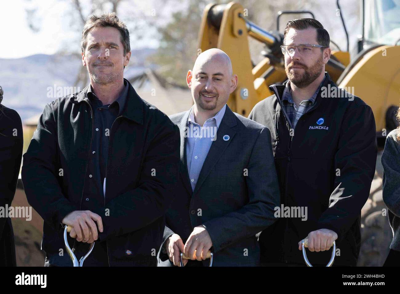 Palmdale, USA. 07th Feb, 2024. Christian Bale, Austin Bishop and Eric ...