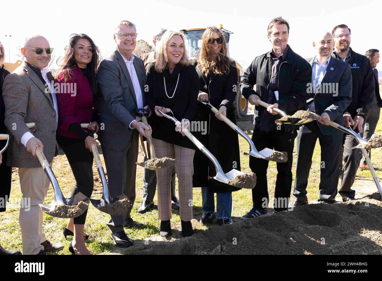 Palmdale, USA. 07th Feb, 2024. Eric Esrailian, Andrea Alarcon, Tim ...