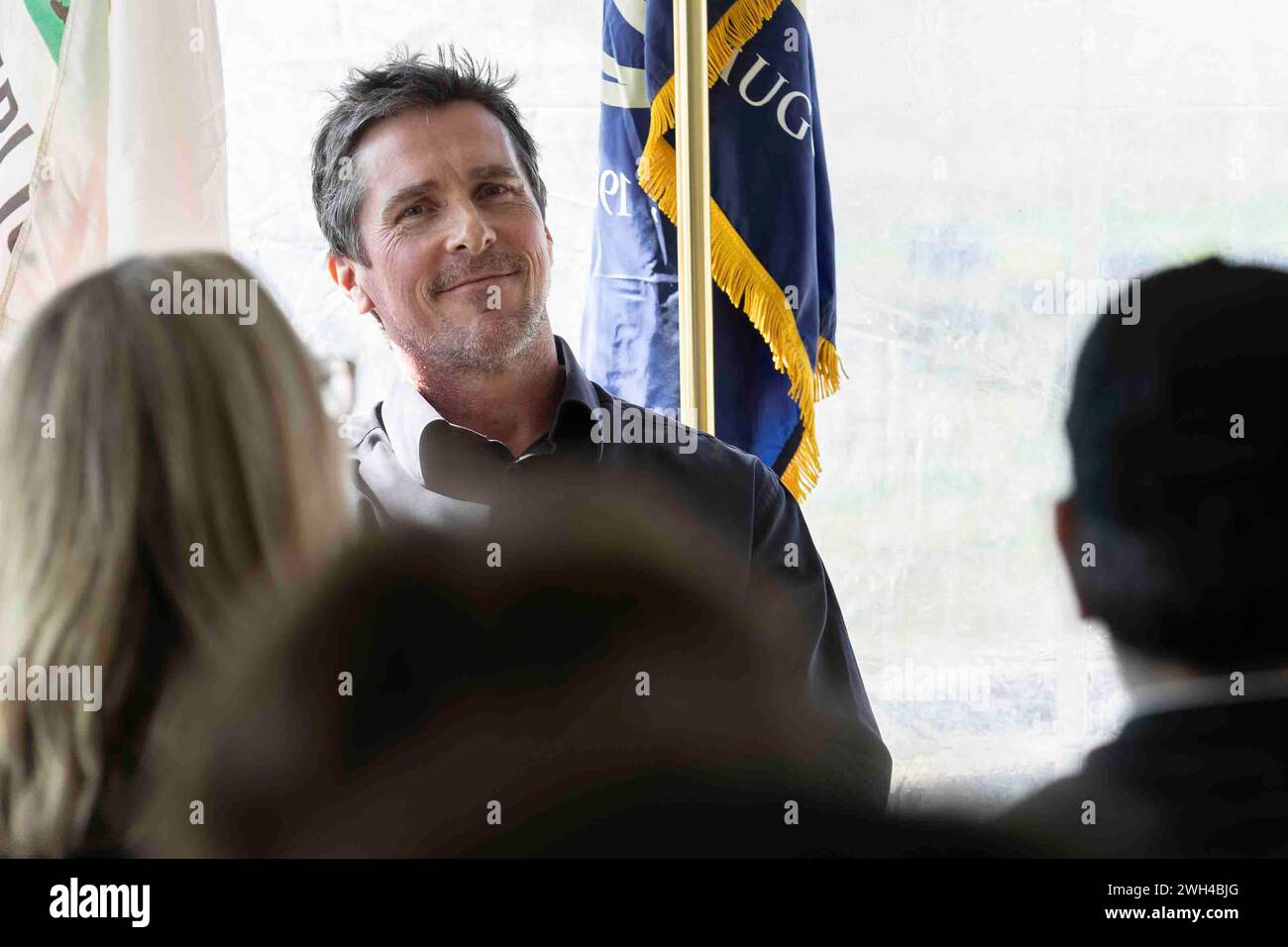 Palmdale, USA. 07th Feb, 2024. Tim McCormick and Christian Bale attend ...