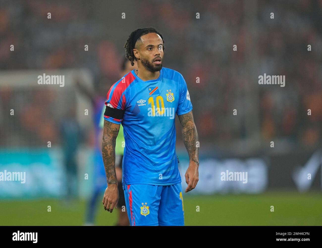 February 07 2024: Theo Mbulofeko Batombo Bongonda (DR Congo) looks on ...