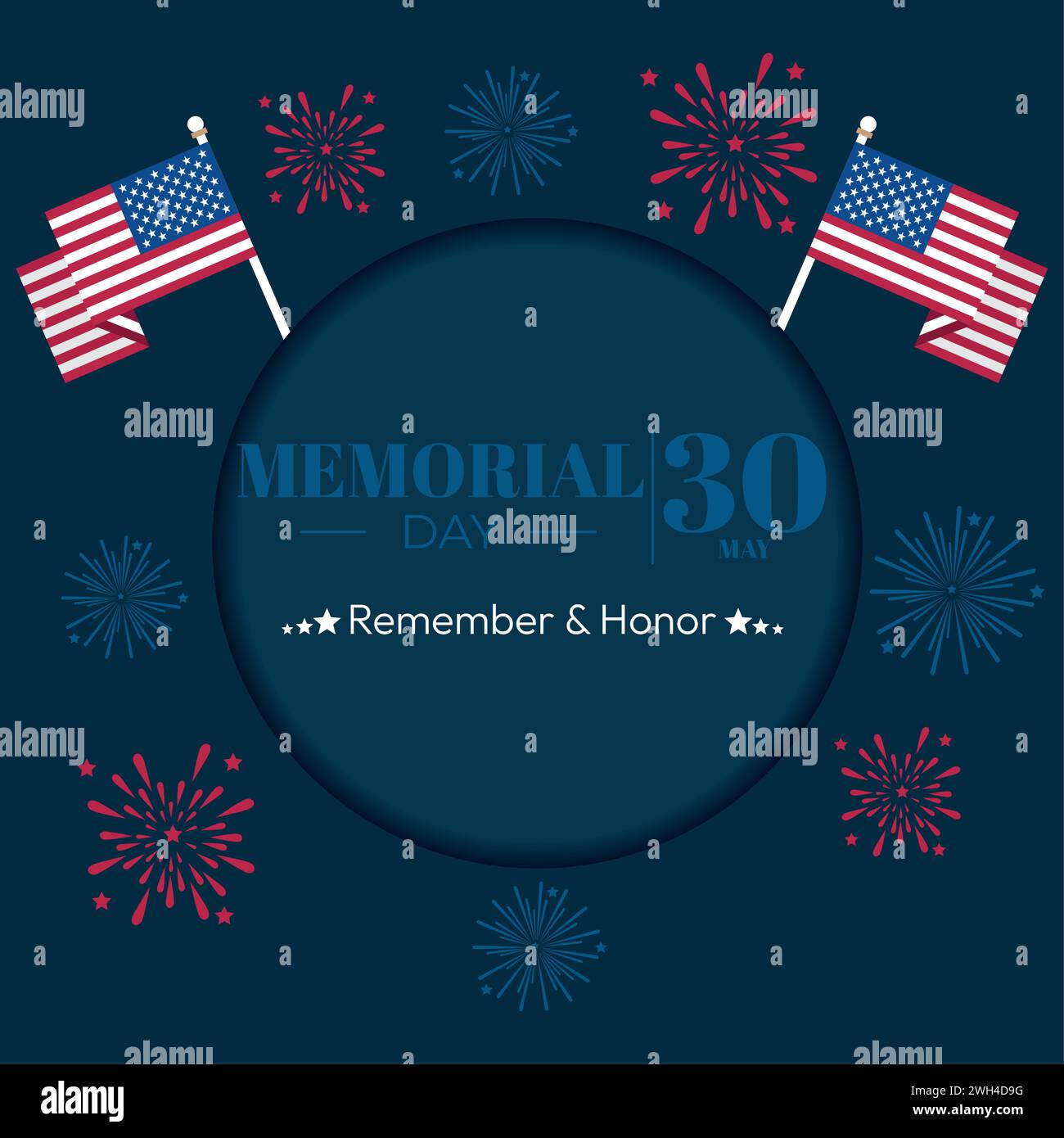 American flag background celebrate memorial Stock Vector Images - Alamy
