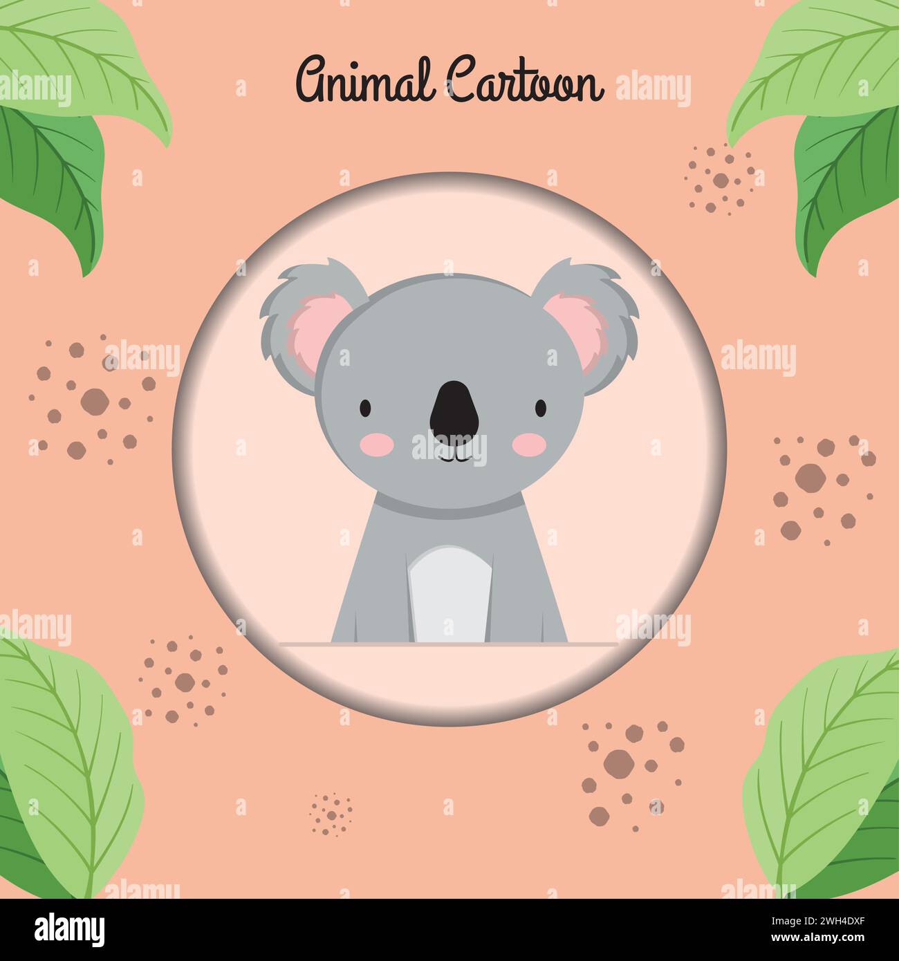 Isolated cute koala character avatar Vector Stock Vector Image & Art ...