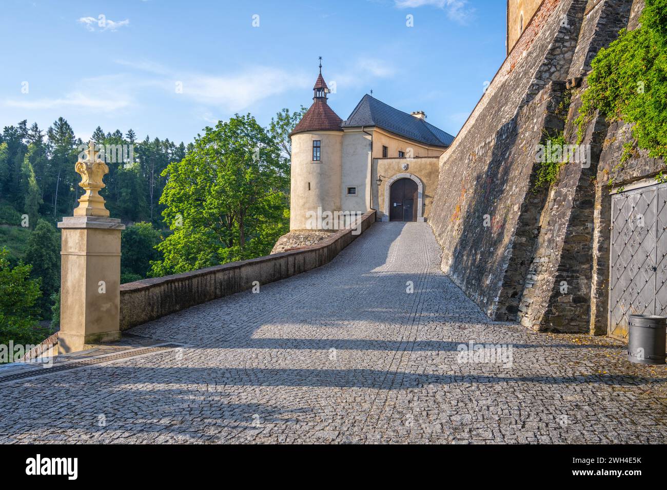 Cesky Sternberk medieval castle in Czechia Stock Photo - Alamy