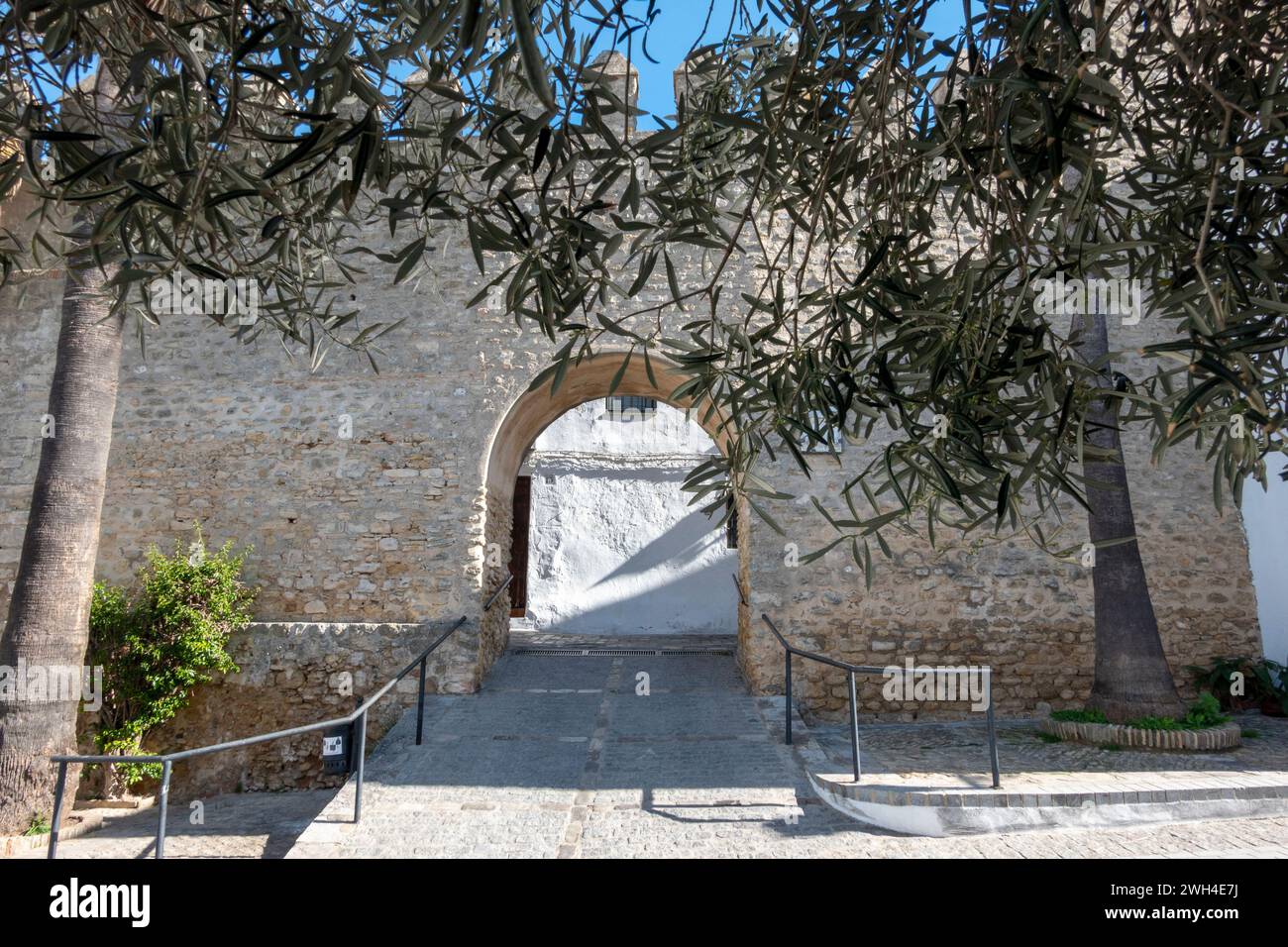 Architectural detail. One of the entrances to the old walled citadel of ...