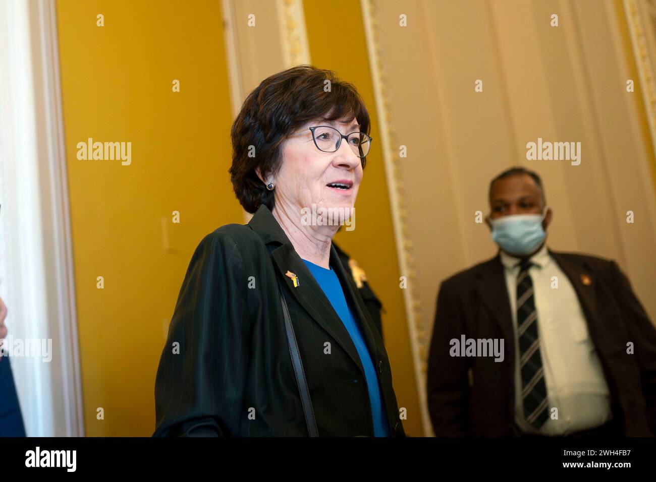 Washington, United States. 07th Feb, 2024. Sen. Susan Collins, R-ME ...