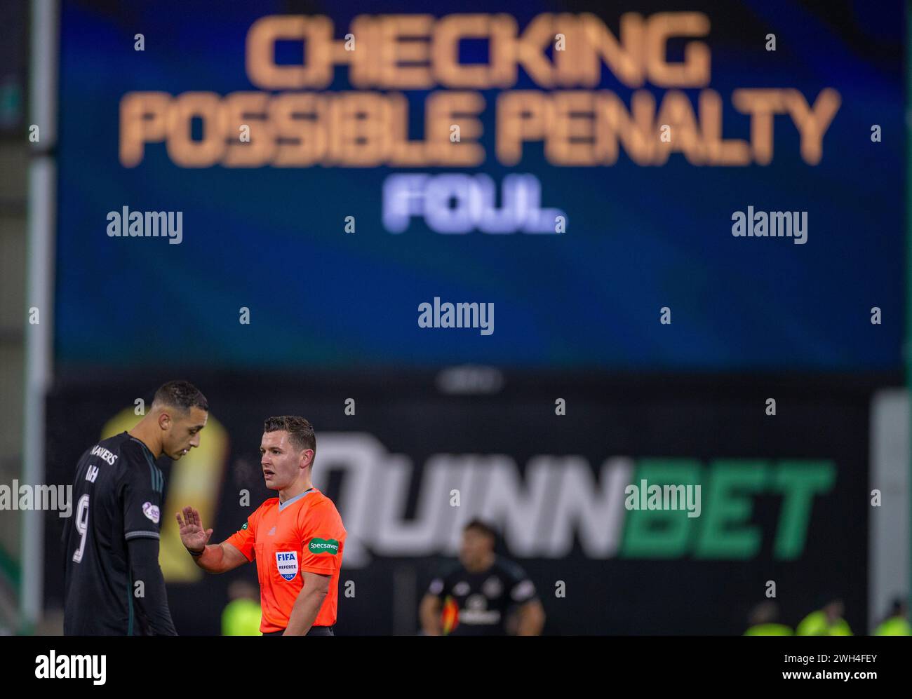 7th February 2024; Easter Road, Edinburgh, Scotland: Scottish ...