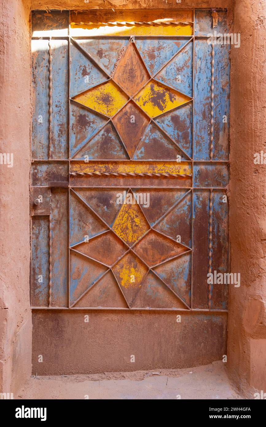 Ushaiger Heritage Village, Riyadh, Saudi Arabia, Middle East. Painted ...