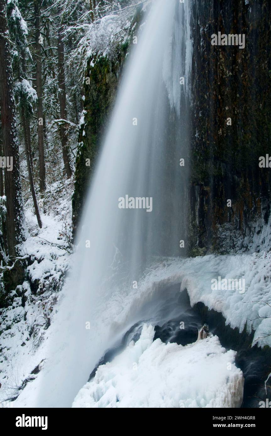 North falls in silver falls state park hi-res stock photography and ...
