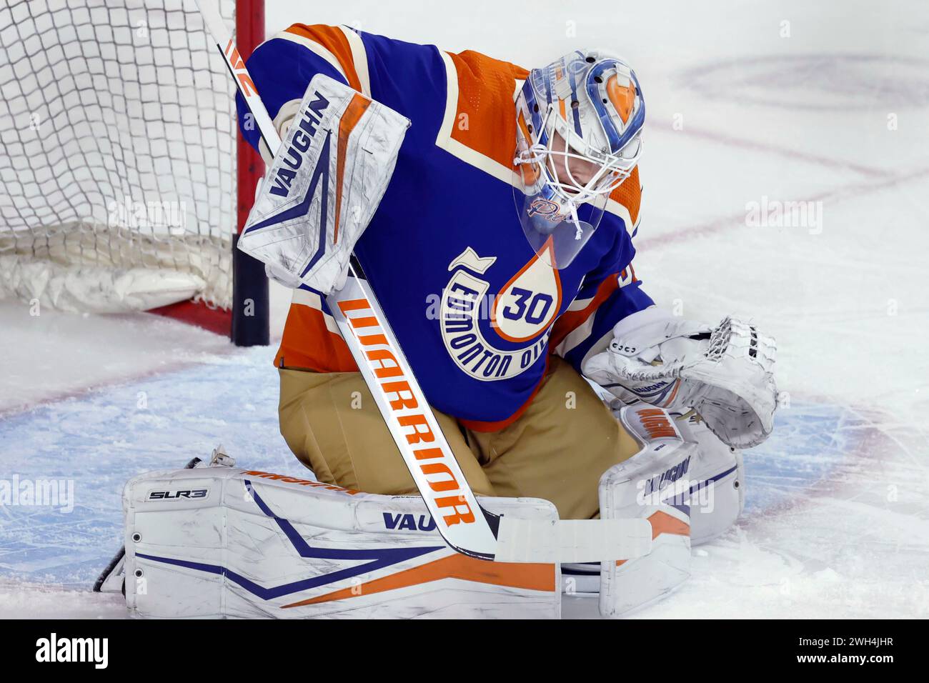 NHL profile photo on Edmonton Oilers goalie Calvin Pickard at a game ...