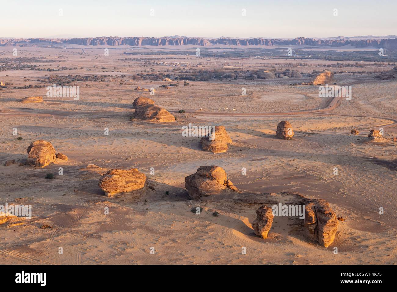 Middle East, Saudi Arabia, Medina, Al-Ula. Rock formations in the Saudi ...