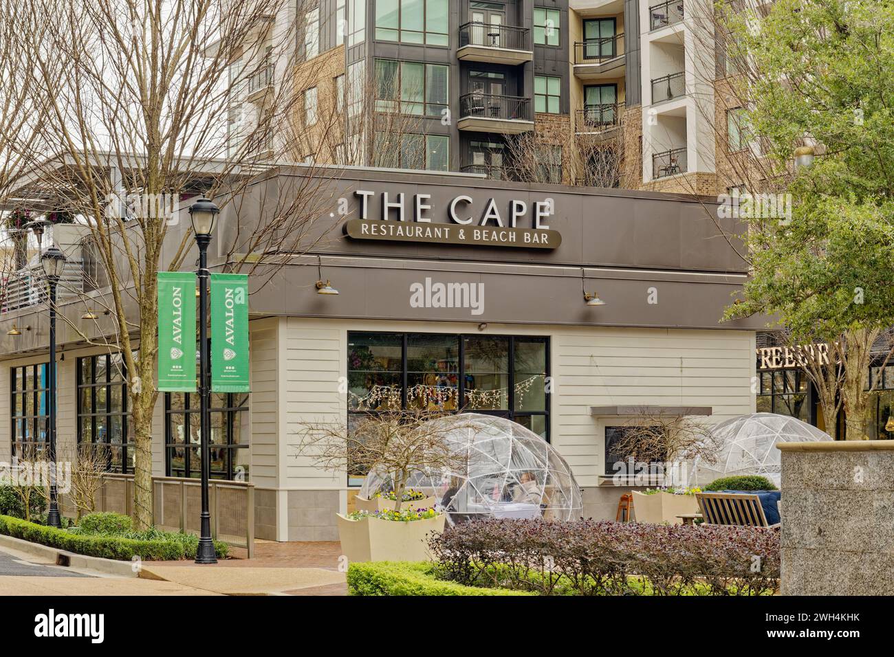 ALPHARETTA, GEORGIA - December 29, 2023: Avalon is a mixed-use ...