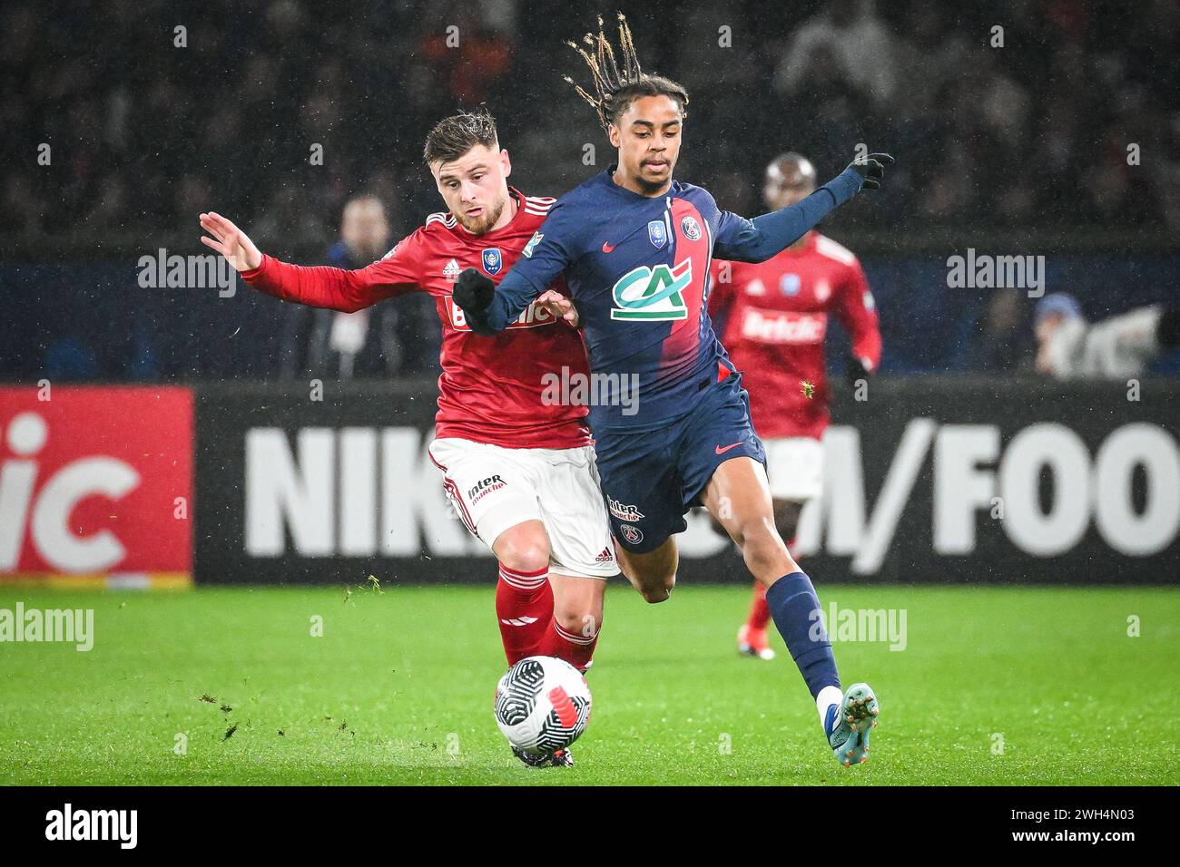 Paris, France, France. 7th Feb, 2024. Hugo MAGNETTI of Brest and ...