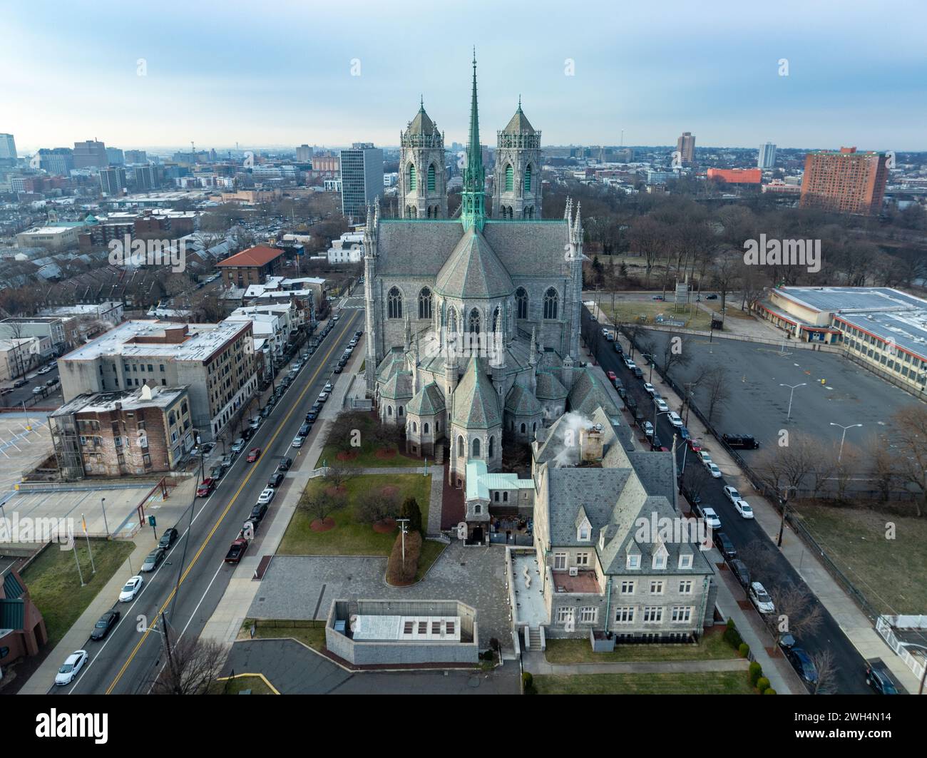 Cathedral Basilica of the Sacred Heart in Newark, NJ. It is the fifth ...