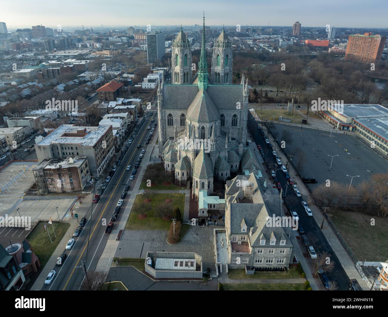 Cathedral Basilica of the Sacred Heart in Newark, NJ. It is the fifth ...