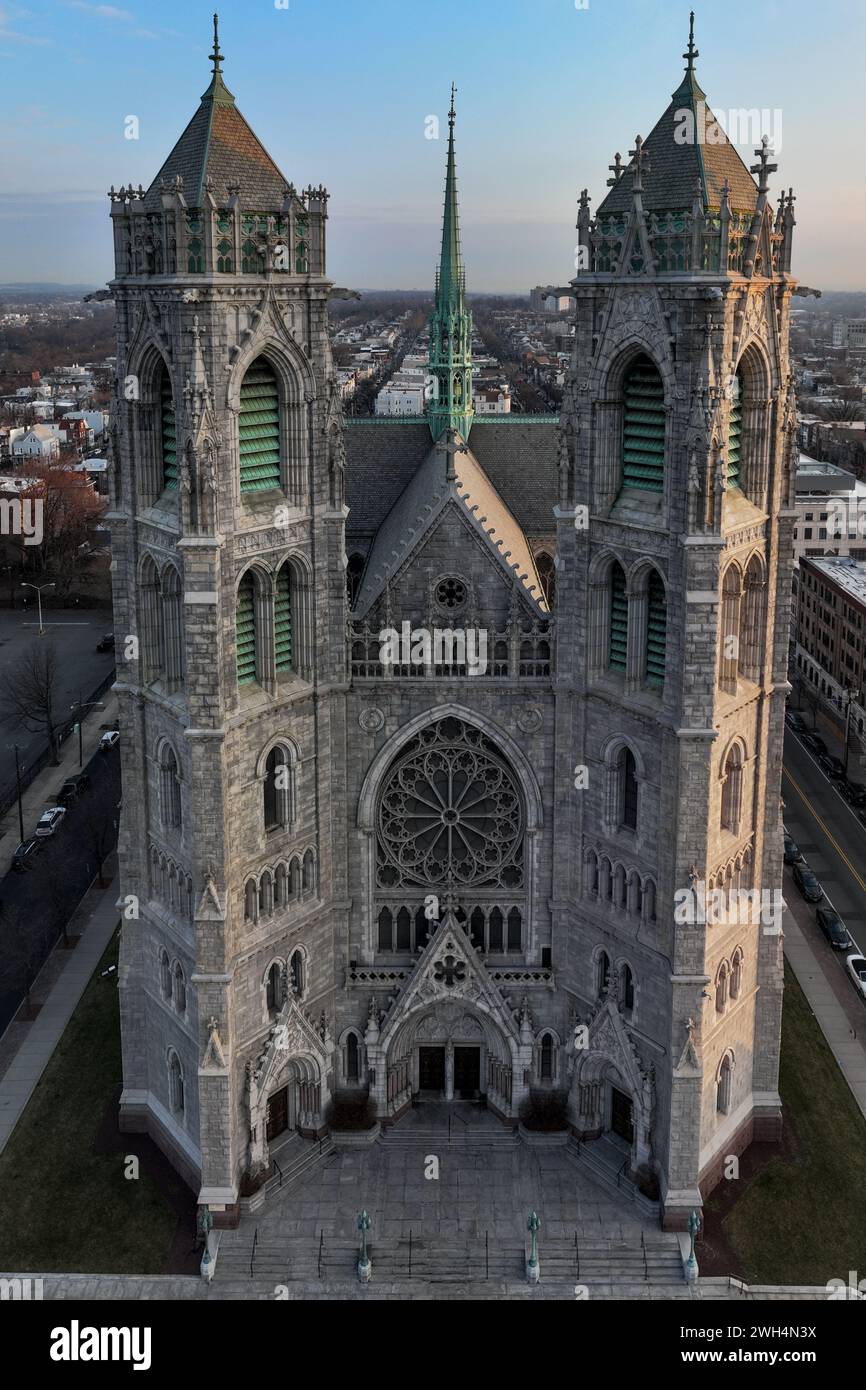 Cathedral Basilica of the Sacred Heart in Newark, NJ. It is the fifth ...