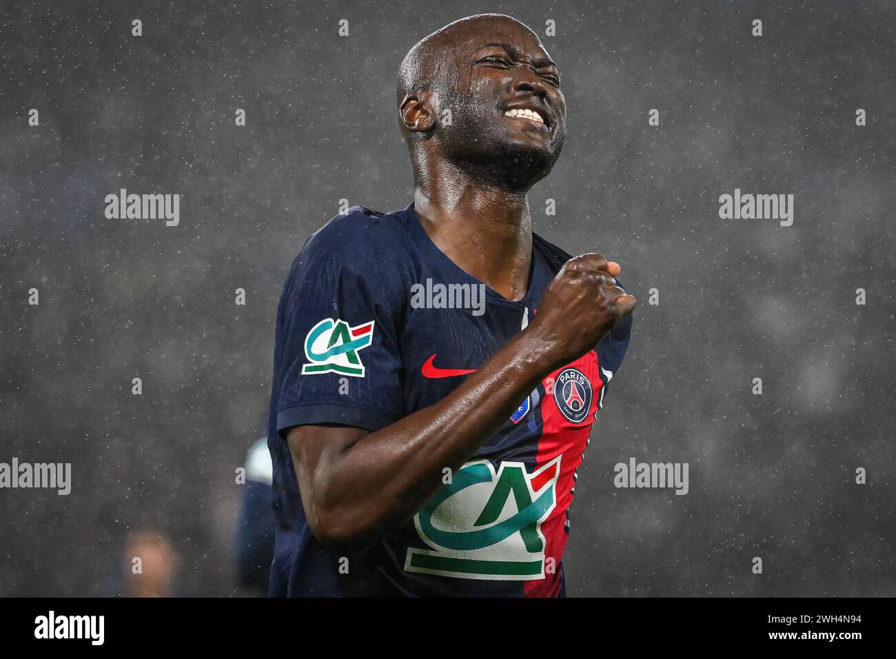 Danilo PEREIRA of PSG celebrates his goal during the French Cup, round ...