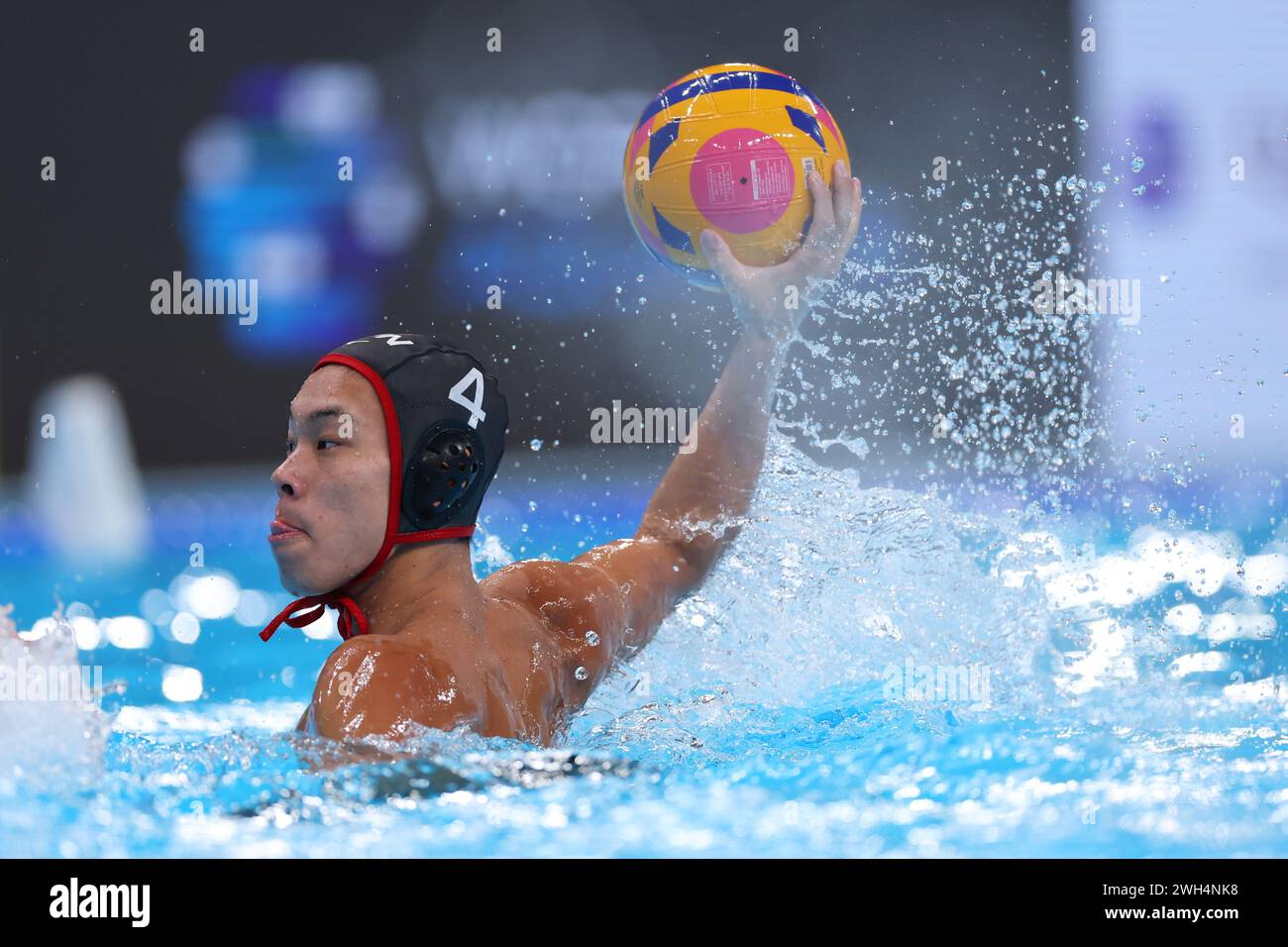 Doha, Qatar. 7th Feb, 2024. Daichi Ogihara (JPN) Water Polo : World ...