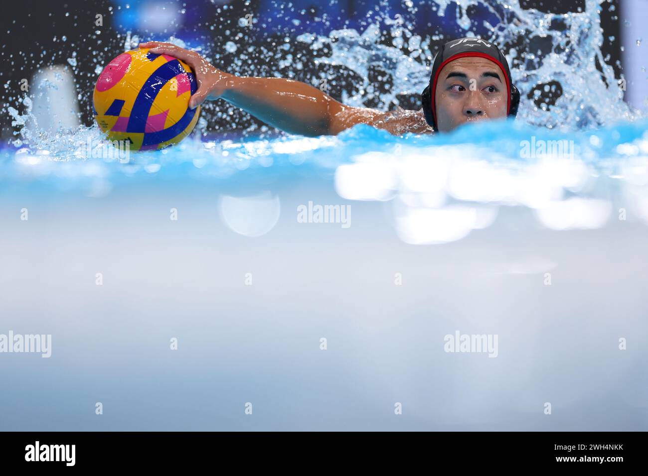 Doha, Qatar. 7th Feb, 2024. Keigo Okawa (JPN) Water Polo : World ...