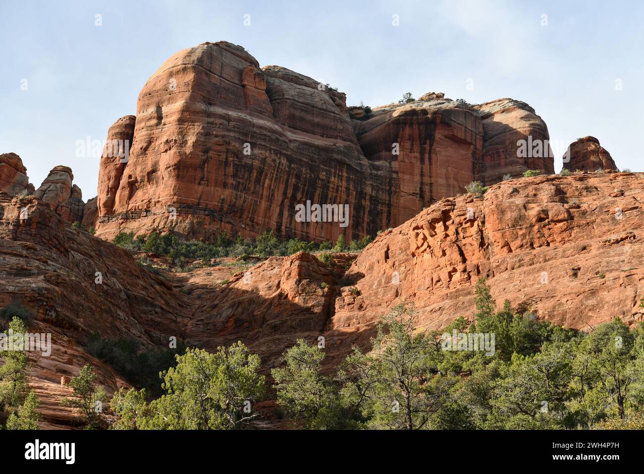 Scenic nature of Sedona, Arizona and the natural rock formations Stock ...