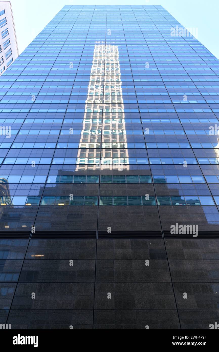 New York City - Jan 1, 2023: 590 Madison Avenue, also known as the IBM ...
