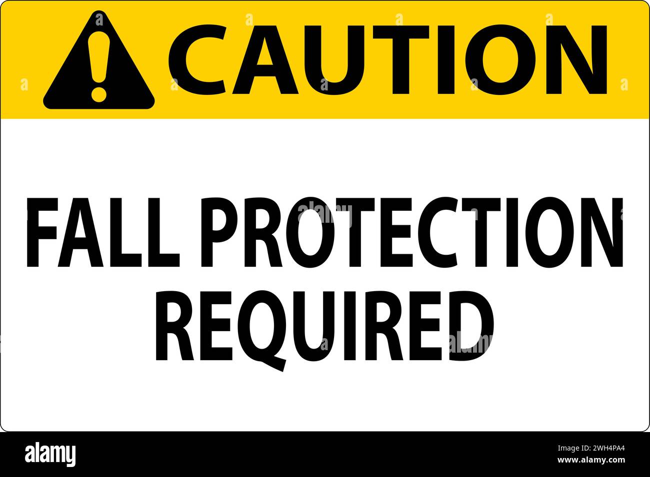 Danger Sign, Fall Protection Required Stock Vector Image & Art - Alamy Danger Sign, Fall Protection Required Stock Vector Image & Art - Alamy