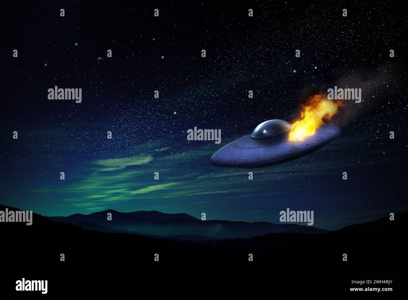 Extraterrestrial creature ufo spaceship hi-res stock photography and ...