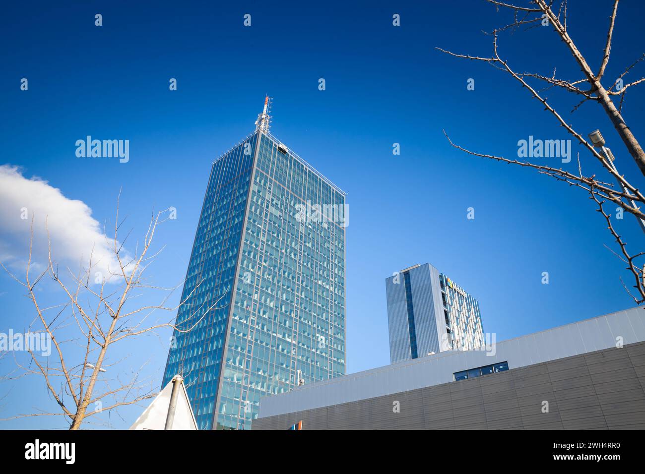 Picture of Usce skyscrapers and shopping mall during a sunny afternoon ...