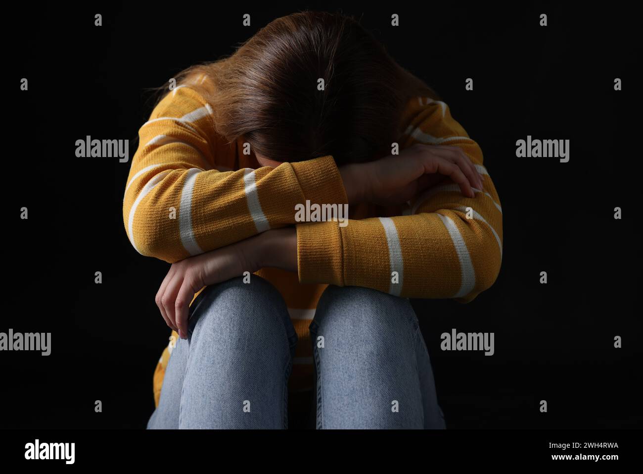 Model sadness upset worried hi-res stock photography and images - Alamy