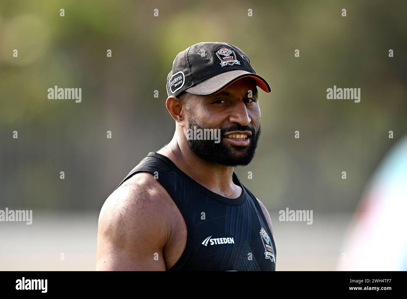 Sydney, Australia. 08th Feb, 2024. Justin Olam during a Wests Tigers ...
