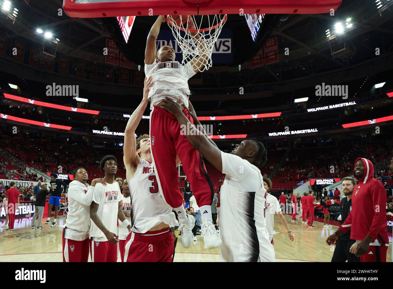 RALEIGH, NC - FEBRUARY 07: North Carolina State Wolfpack forward Ben ...