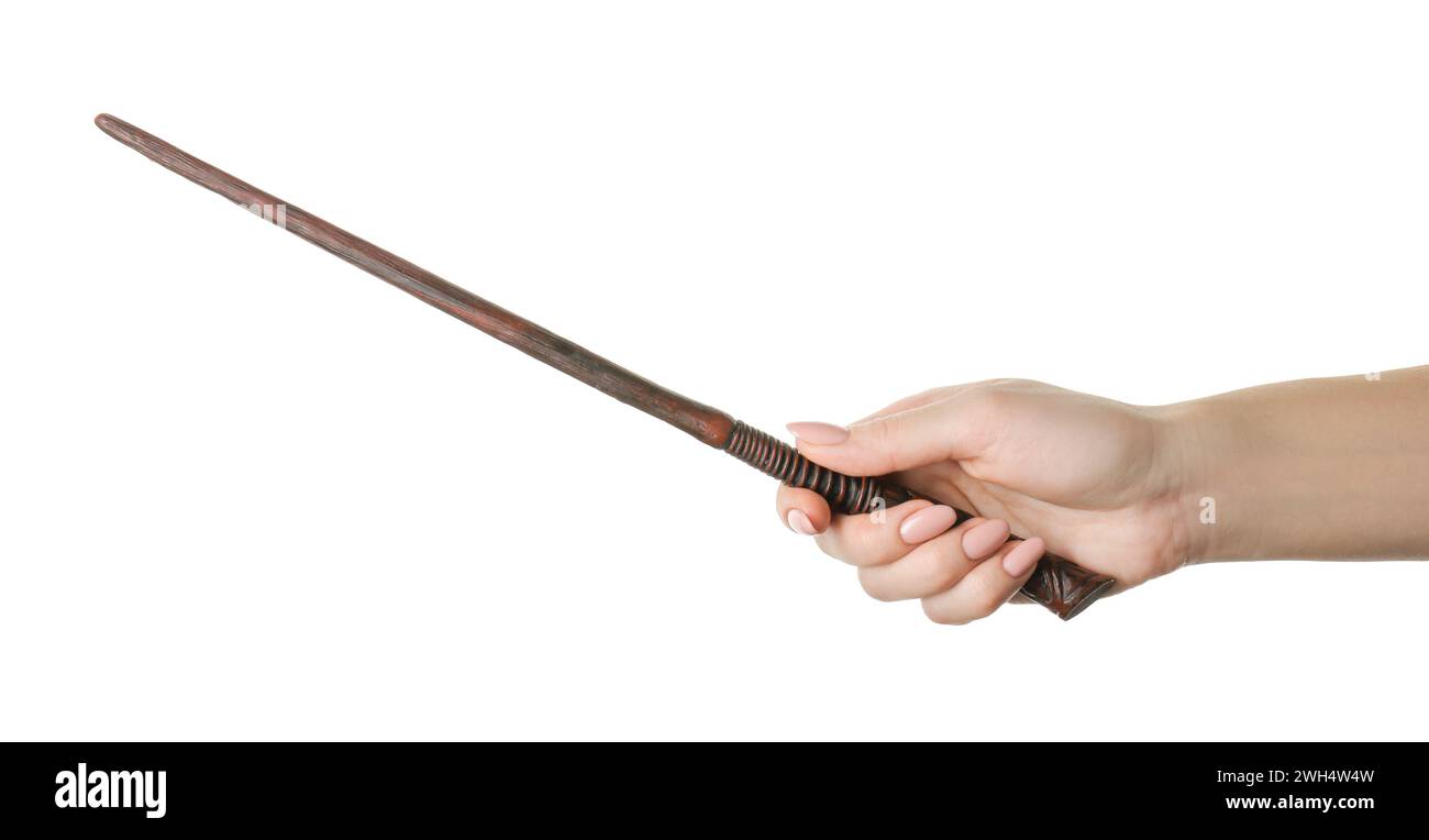 Hand holding magic wand isolated hi-res stock photography and images ...