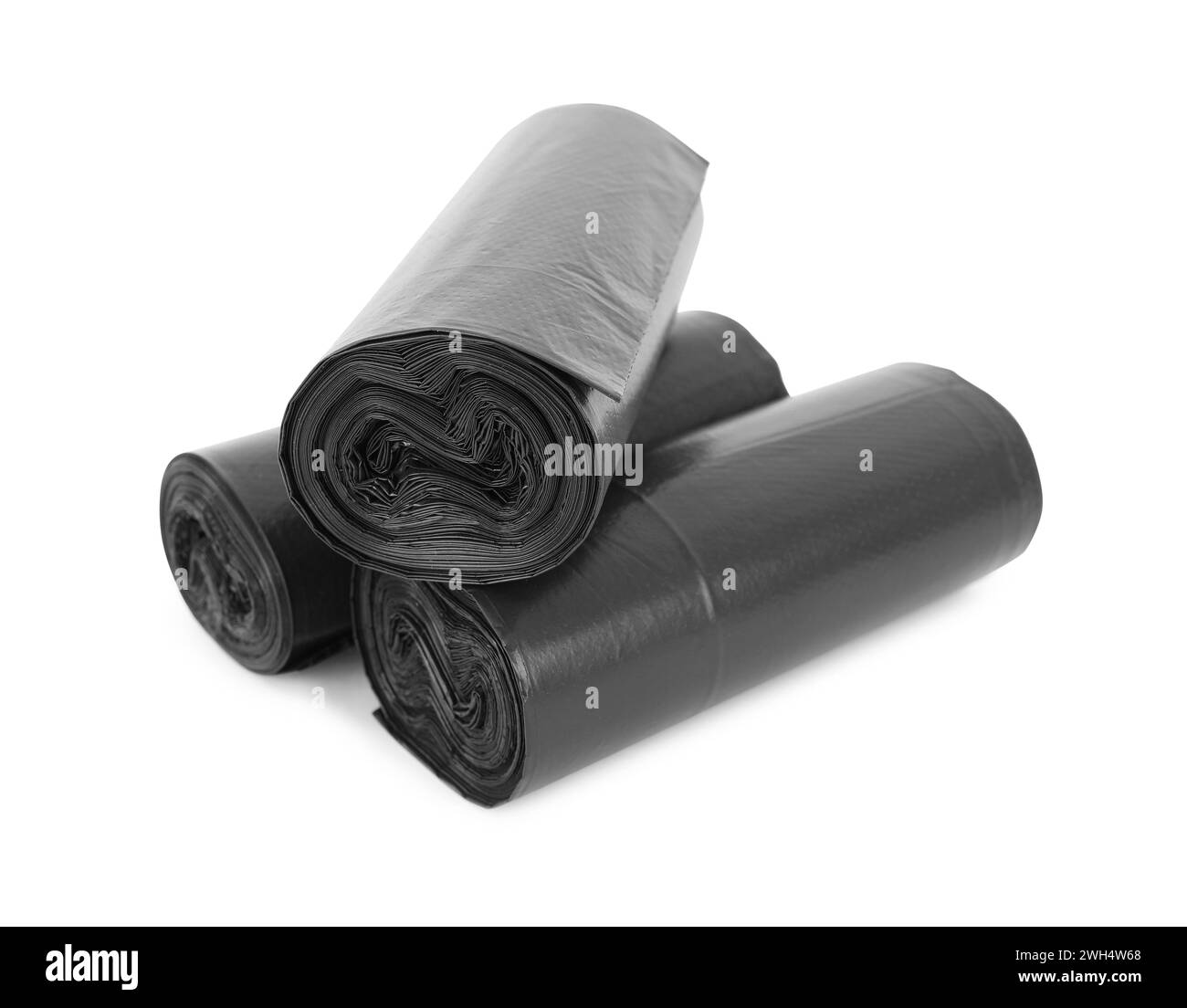 Black recycle rolls garbage hi-res stock photography and images - Alamy
