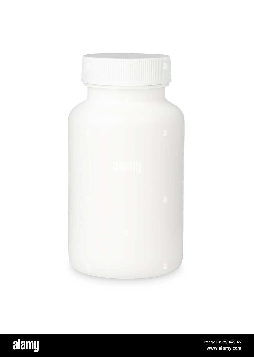 Blank medical pill jar isolated on white Stock Photo - Alamy