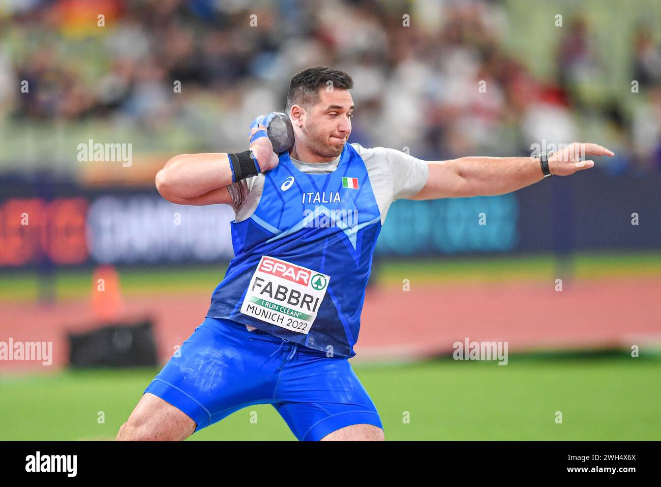 Leonardo Fabbri (Italy). Shot Put. European Championships Munich 2022 ...