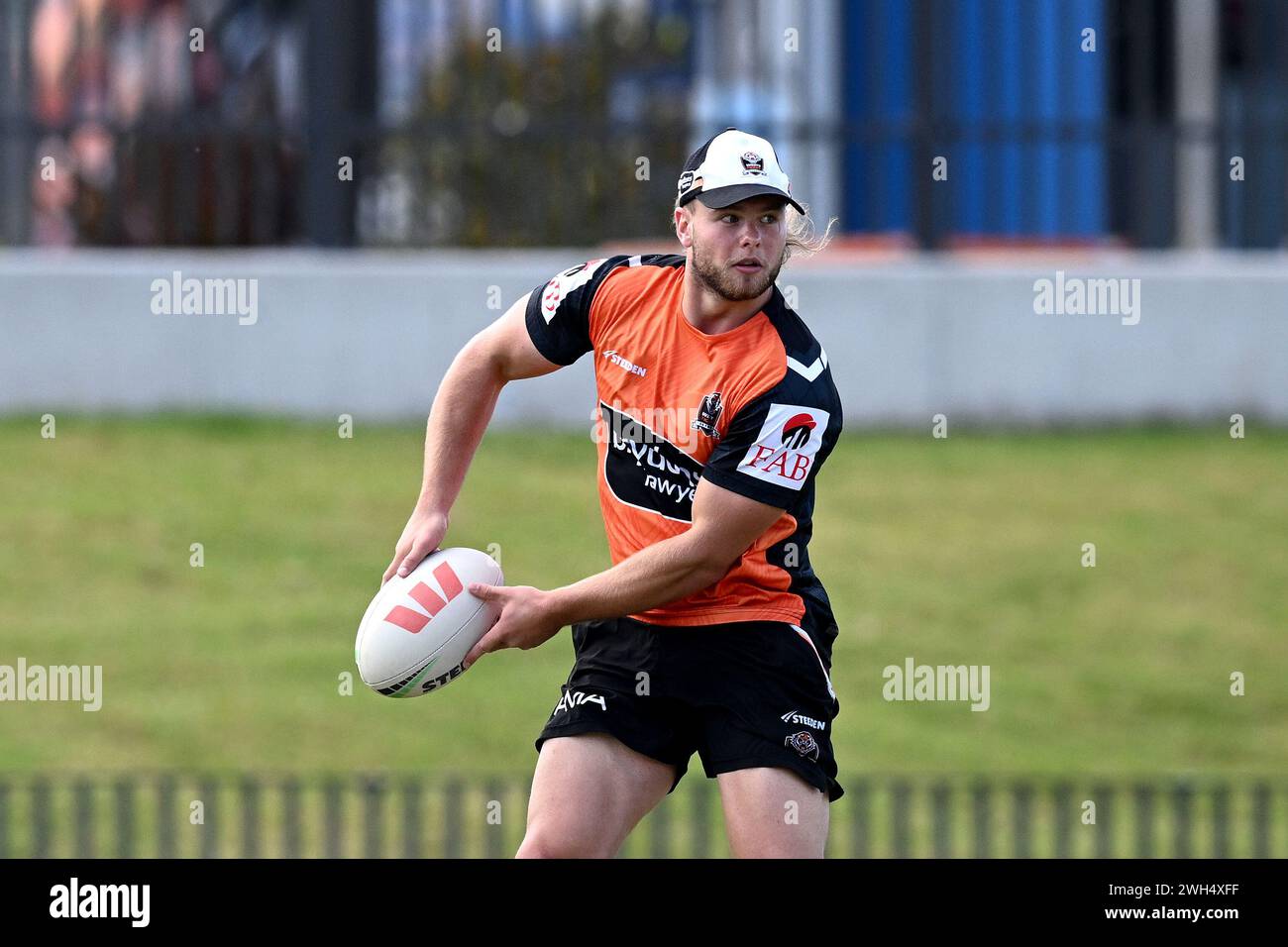 Sydney, Australia. 08th Feb, 2024. Josh Feledy during a Wests Tigers ...