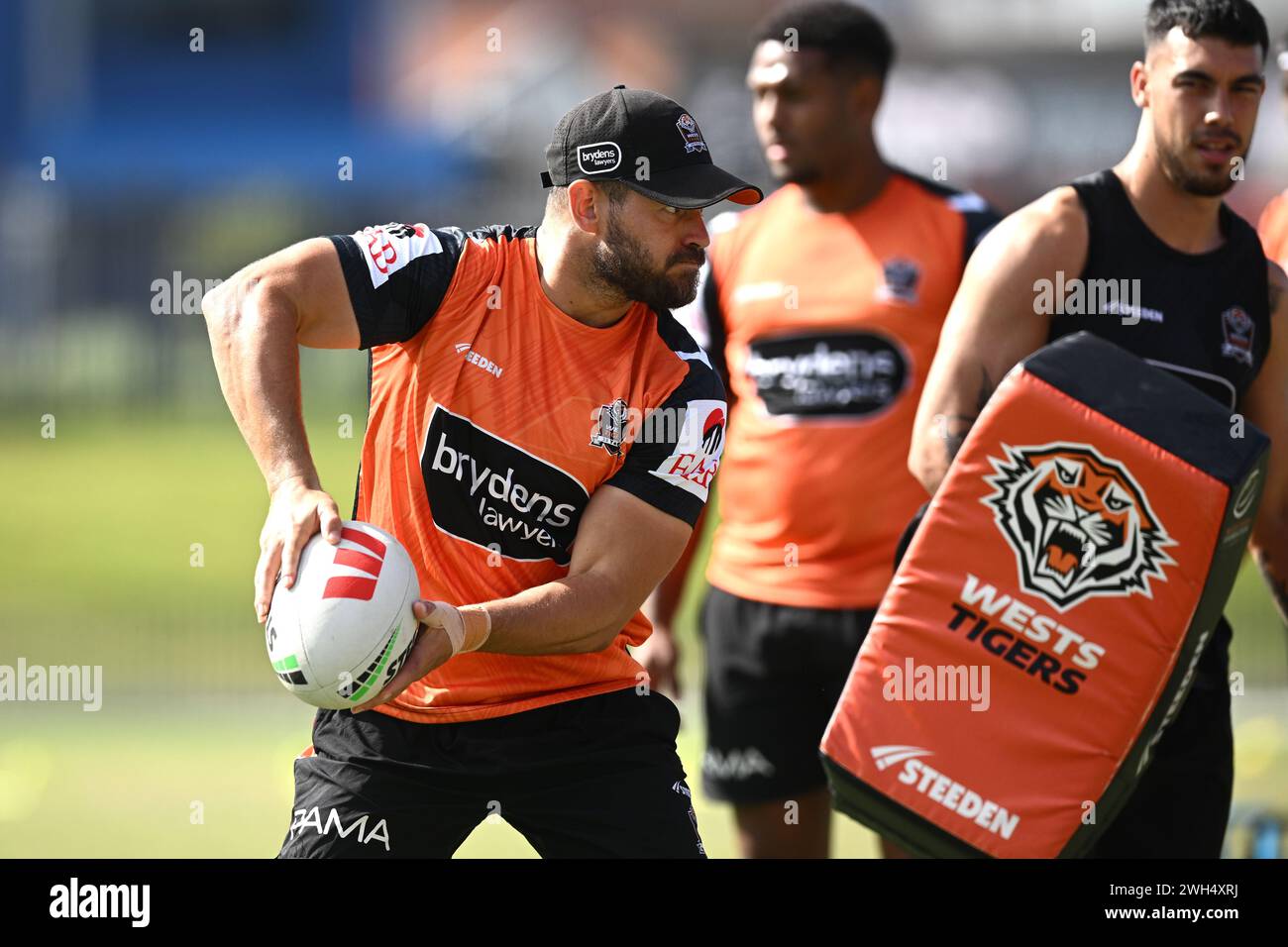 Sydney, Australia. 08th Feb, 2024. Aidan Sezer during a Wests Tigers ...