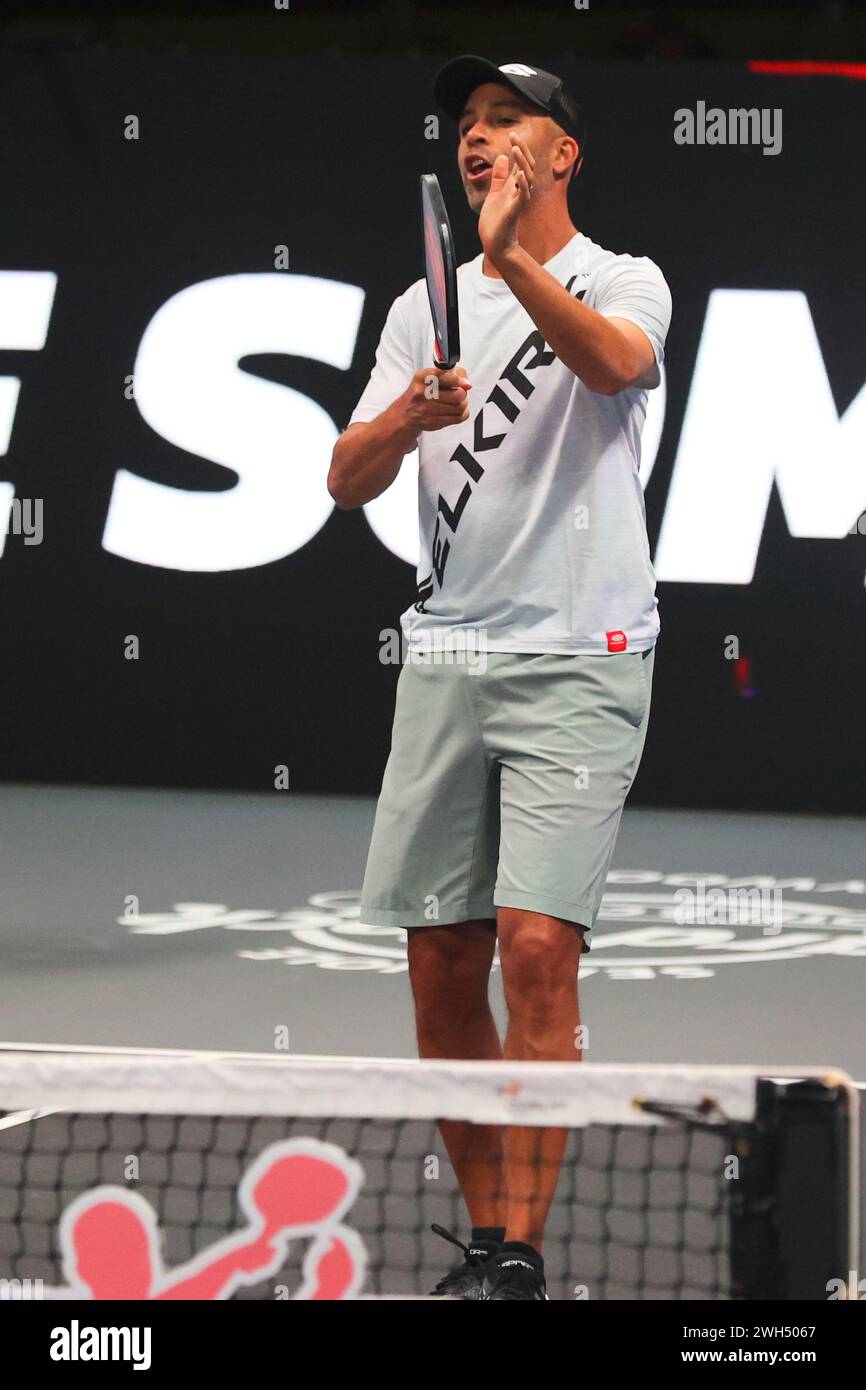 Ft Lauderdale, United States. 04th Feb, 2024. James Blake congratulates ...