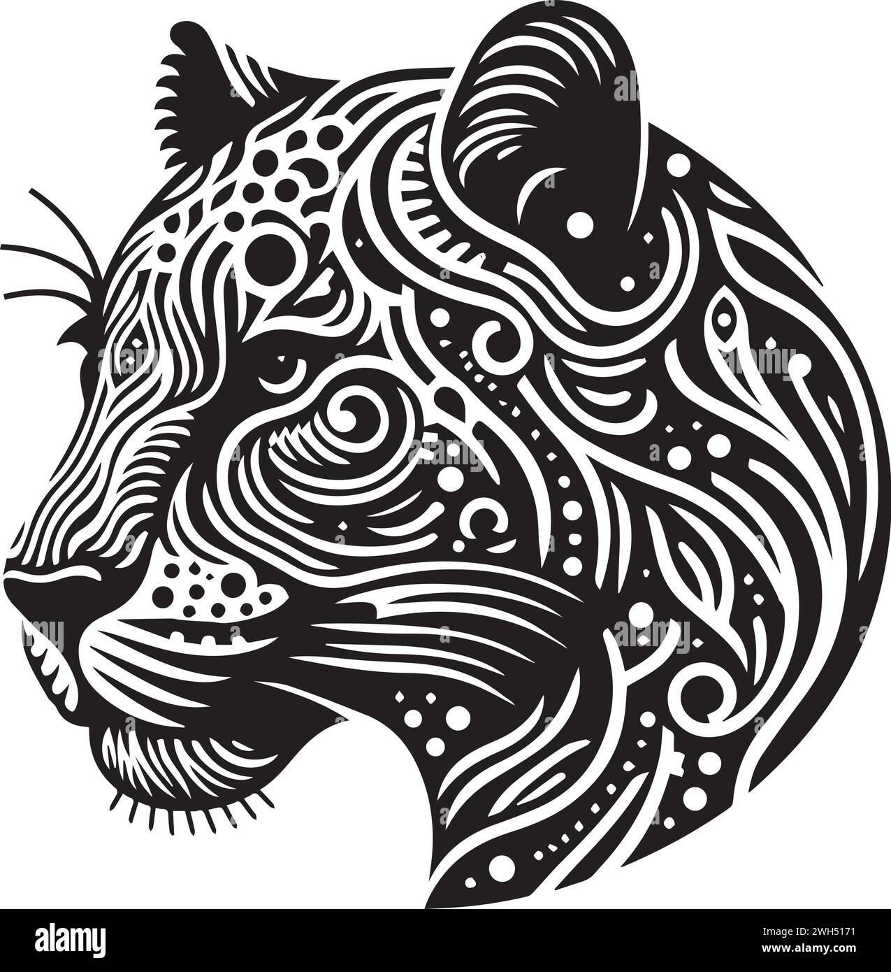 Leopard design vector files Stock Vector Image & Art - Alamy