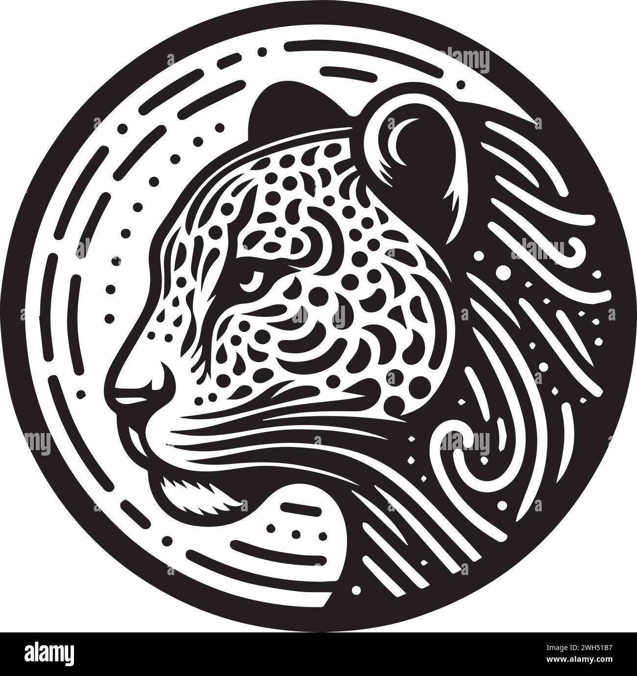 Leopard design vector files Stock Vector Image & Art - Alamy