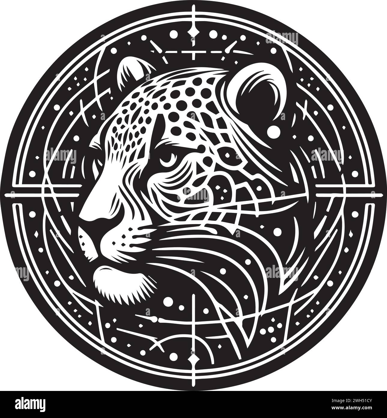 Leopard design vector files Stock Vector Image & Art - Alamy