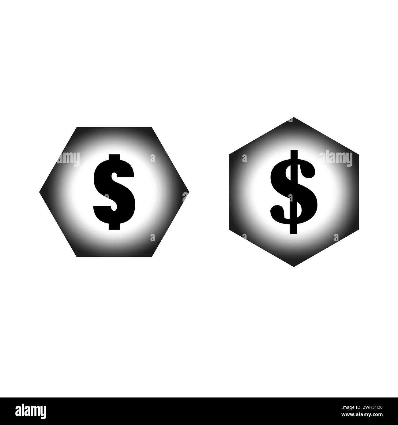 Abstract dollar logo Dollar sign. Vector illustration. EPS 10 Stock ...