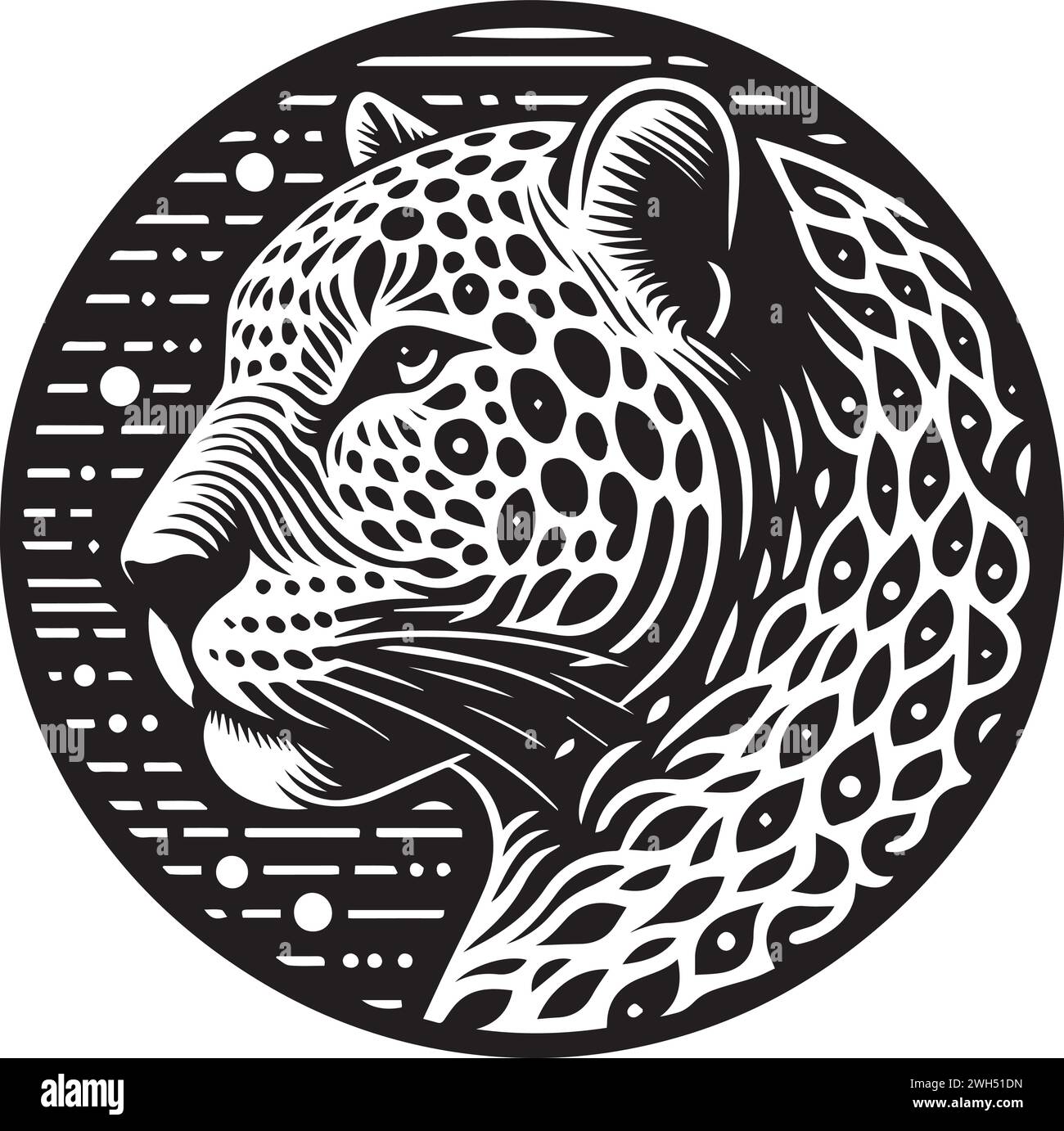 Leopard design vector files Stock Vector Image & Art - Alamy